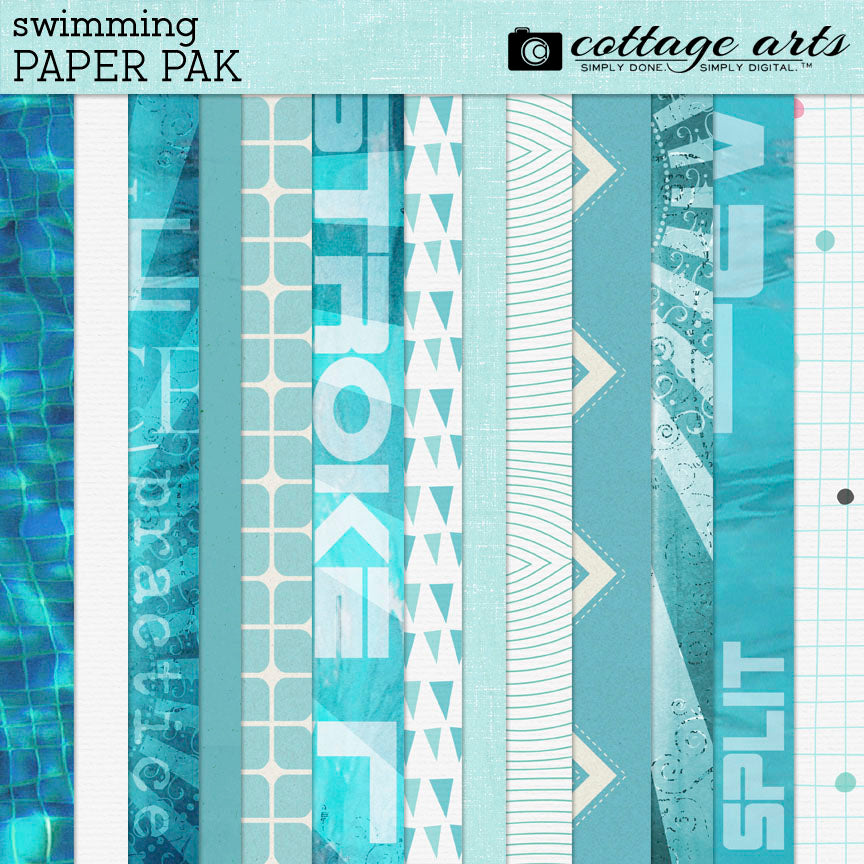 Swimming Paper Pak – Cottage Arts